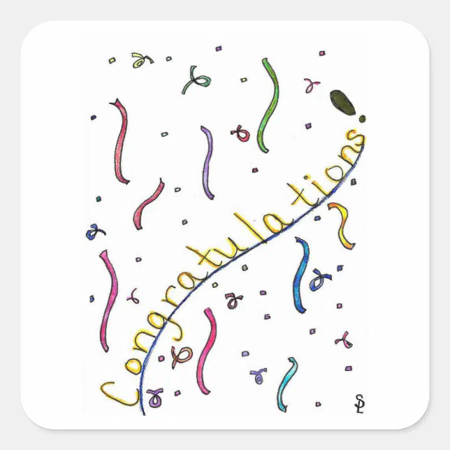 Congratulations stickers | Zazzle