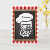 Congratulations Super Chef, Culinary School Grad Card | Zazzle