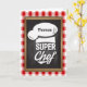 Congratulations Super Chef, Culinary School Grad Card | Zazzle