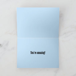 Congratulations Synchronized Swimming Blue Card | Zazzle