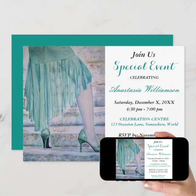 CONGRATULATIONS TO SUCCESS PARTY EVENT INVITE | Zazzle