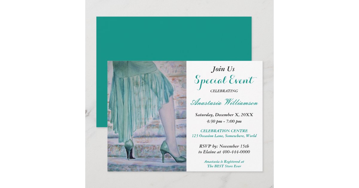 CONGRATULATIONS TO SUCCESS PARTY EVENT INVITE | Zazzle