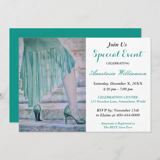 CONGRATULATIONS TO SUCCESS PARTY EVENT INVITE | Zazzle