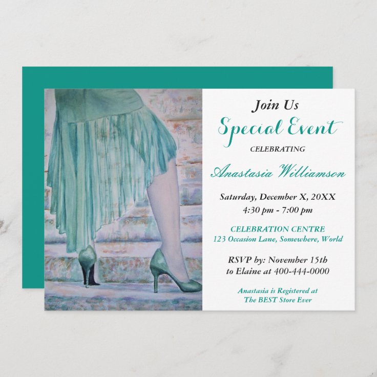 CONGRATULATIONS TO SUCCESS PARTY EVENT INVITE | Zazzle