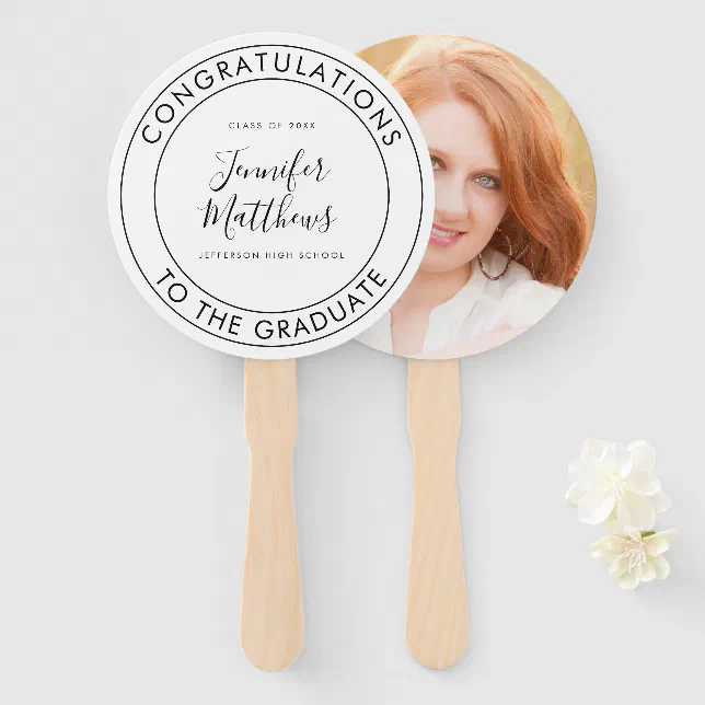 Congratulations to The Graduate Hand Fan | Zazzle