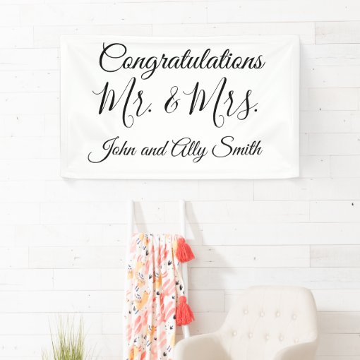 Congratulations to the New Mr. & Mrs. Banner | Zazzle