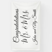 Congratulations to the New Mr. & Mrs. Banner | Zazzle