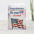 Congratulations US Citizenship New America Citizen Card | Zazzle