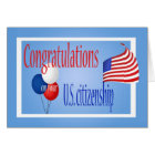 Congratulations US Citizenship US Flag Card | Zazzle.com