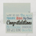 Congratulations - Way To Go Postcard | Zazzle