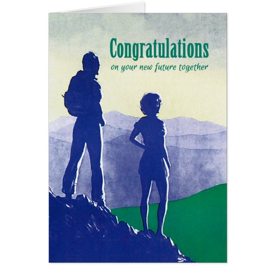 Congratulations-Wedding-Engagement-Moving In Card | Zazzle
