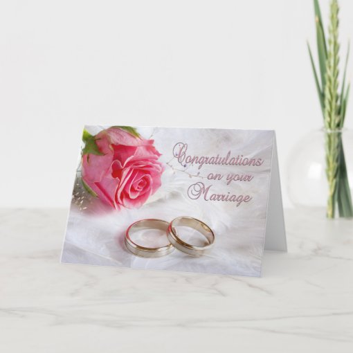 Congratulations Wedding Marriage Card | Zazzle