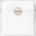 Congratulations Wedding Sticker | Zazzle