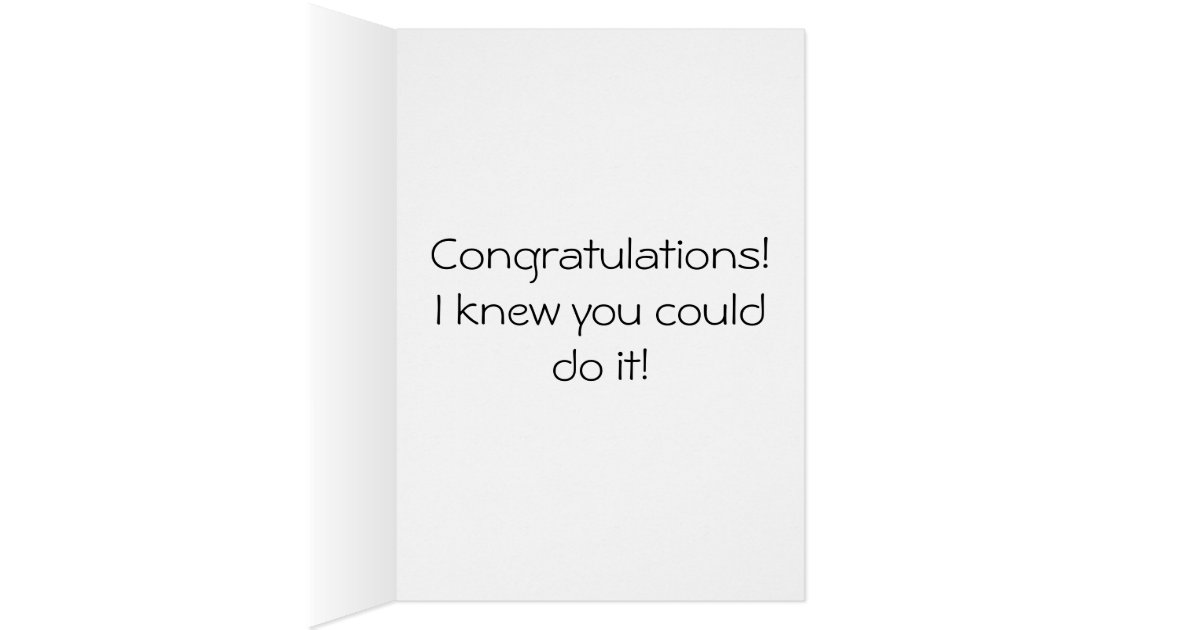 Congratulations with Happy Cat Card | Zazzle.com
