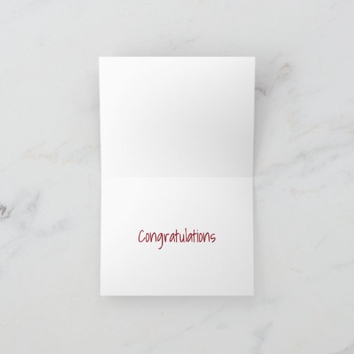 "CONGRATULATIONS" ****YOU ARE A CHEF**** CARD | Zazzle