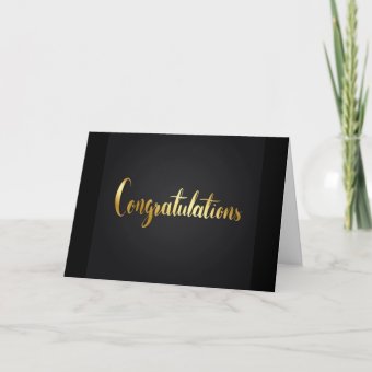 **CONGRATULATIONS** YOU DESERVE THE VERY BEST CARD | Zazzle