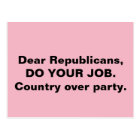 White House Pink Slip for Trump Resistance Postcard | Zazzle.com