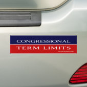 Congressional Term Limits - Bumper Bumper Sticker | Zazzle