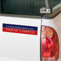 Congressional Term Limits - Bumper Bumper Sticker | Zazzle