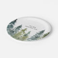 Conifer, Pine Tree, Evergreen Paper Plates | Zazzle