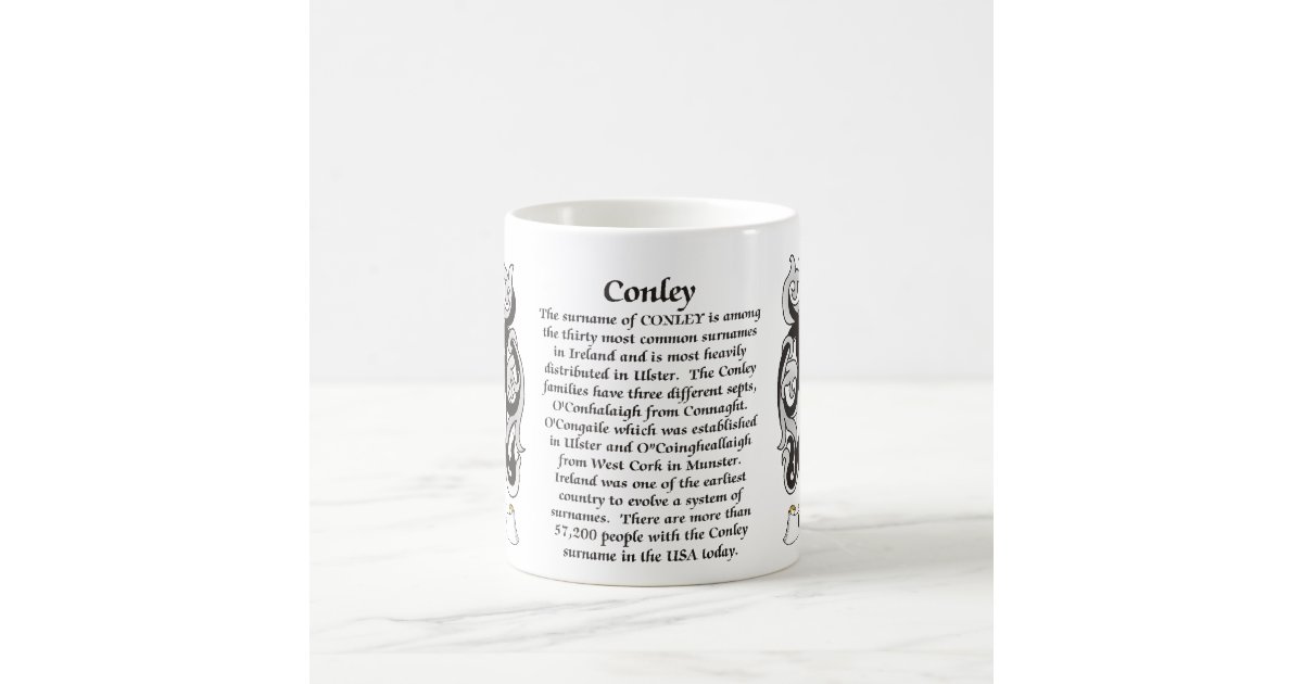 Conley Family Coat of Arms mug | Zazzle