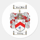 BAILEY FAMILY CREST - BAILEY COAT OF ARMS CLASSIC ROUND STICKER ...