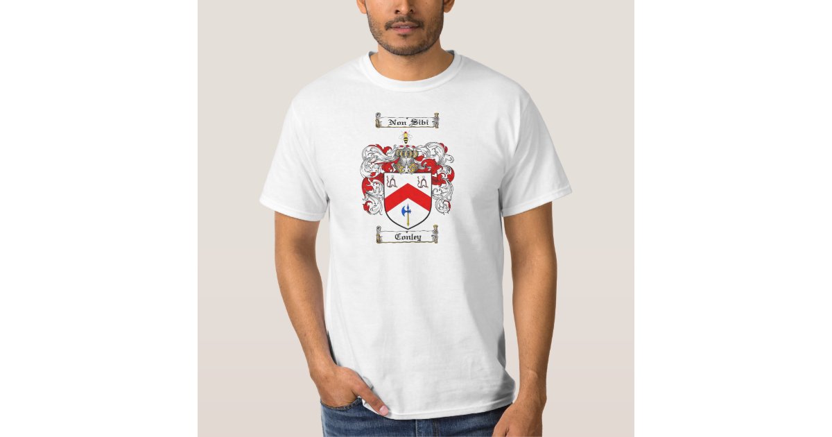 CONLEY FAMILY CREST - CONLEY COAT OF ARMS T-Shirt | Zazzle.com