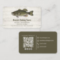 Connect With Me | QR Code Simple Fisherman Fishing Business Card | Zazzle