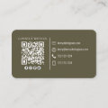 Connect With Me | QR Code Simple Fisherman Fishing Business Card | Zazzle