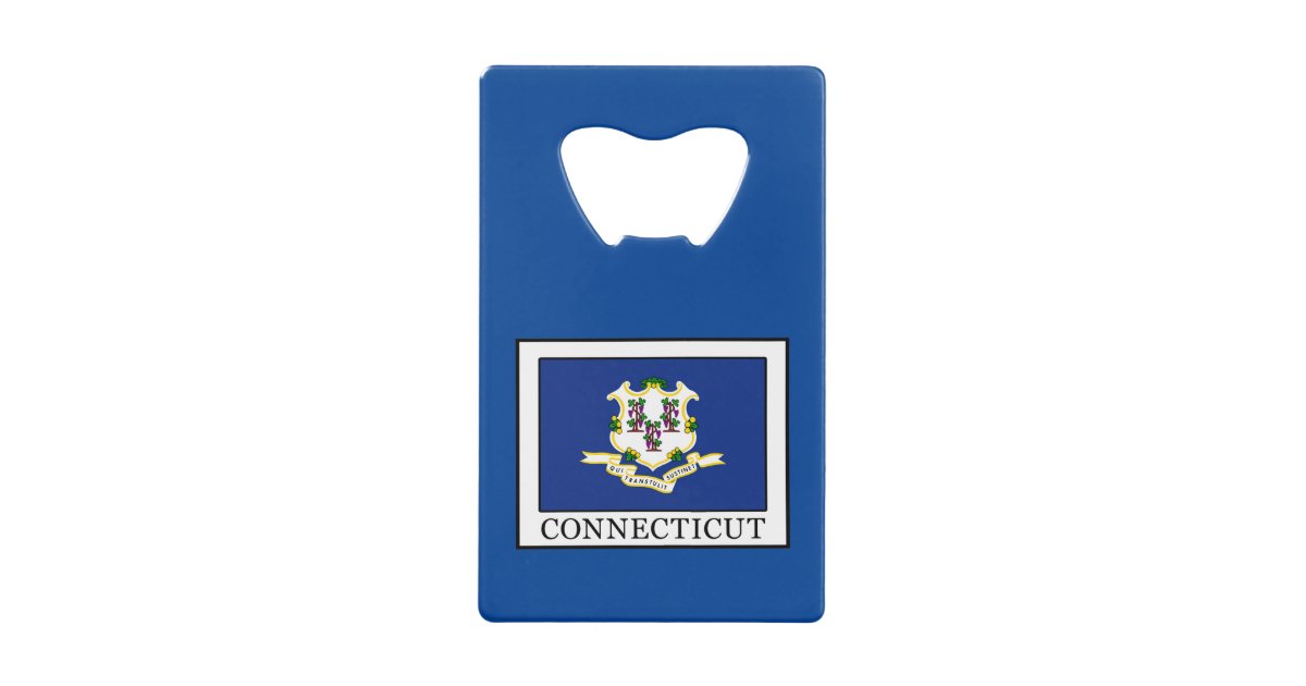 Connecticut Credit Card Bottle Opener | Zazzle
