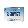 Connecticut Custom License Plate | Zazzle