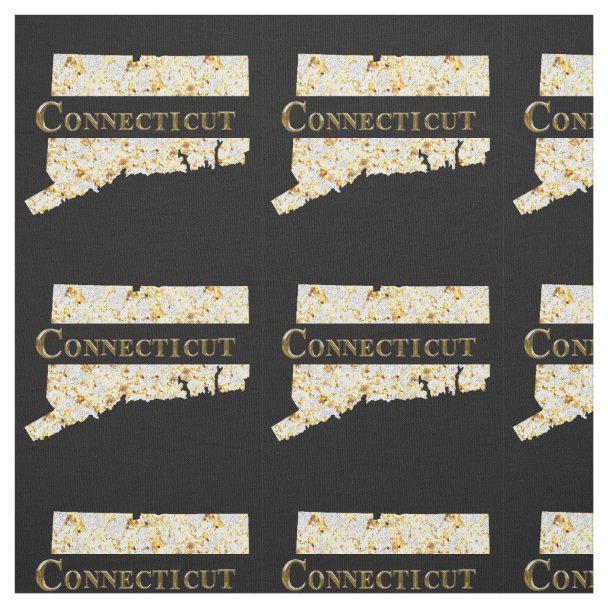 State of Connecticut Tartan Fabric | Zazzle