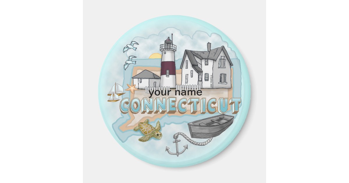 Connecticut Lighthouse magnet | Zazzle