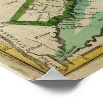 Connecticut Map Poster | Zazzle