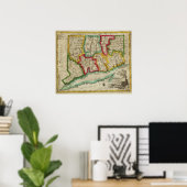 Connecticut Map Poster | Zazzle