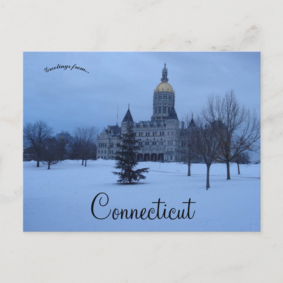 Connecticut State Capitol Hartford Connecticut Postcard | Zazzle