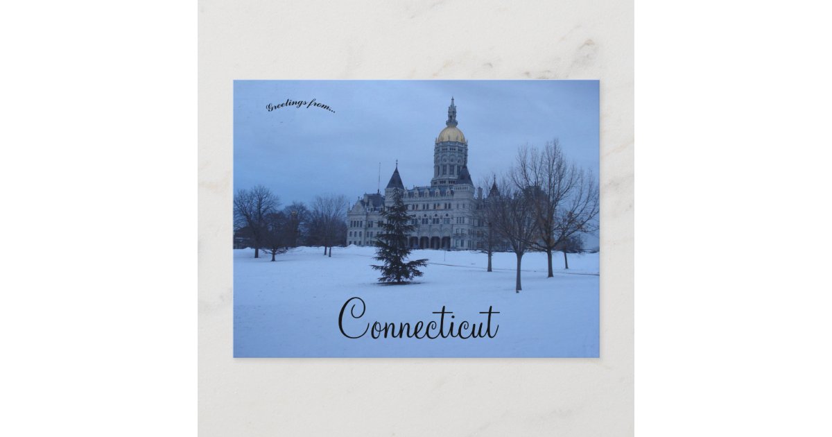 Connecticut State Capitol Hartford Connecticut Postcard | Zazzle