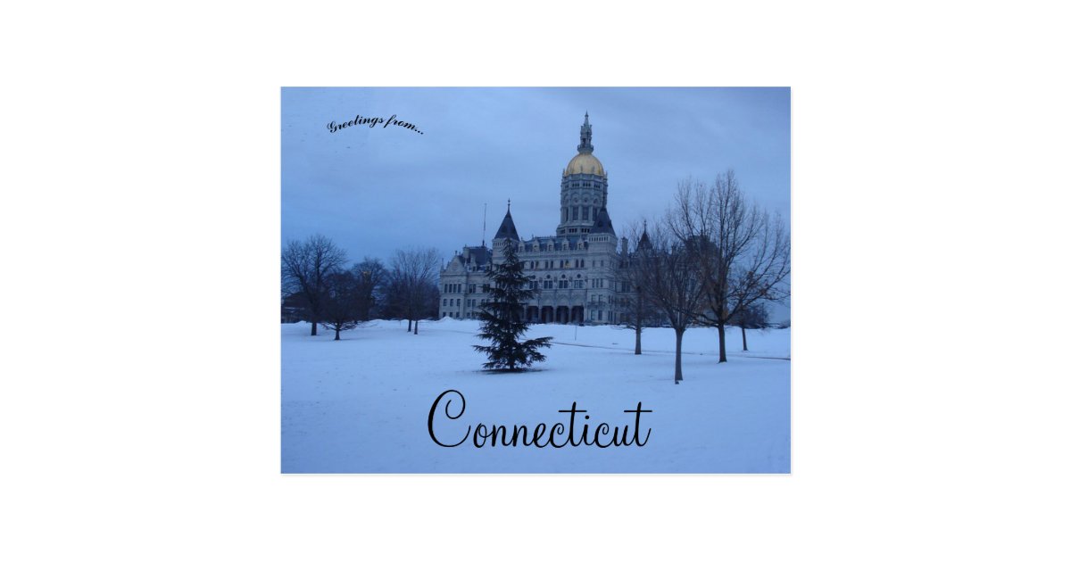 Connecticut State Capitol Hartford Connecticut Postcard | Zazzle.com