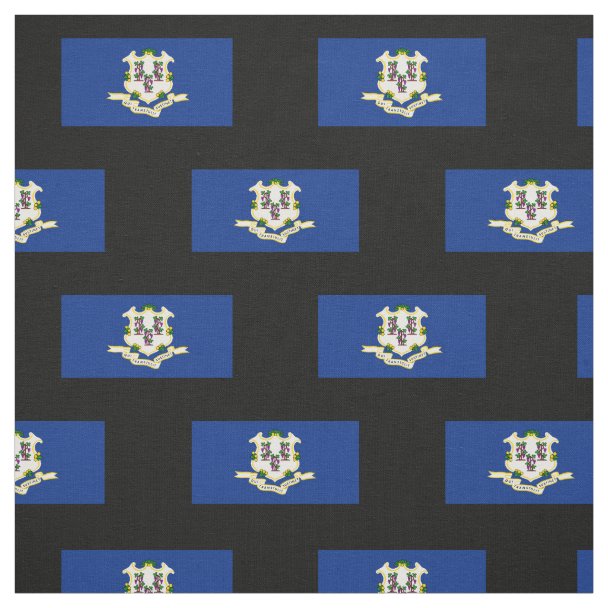 State of Connecticut Tartan Fabric | Zazzle