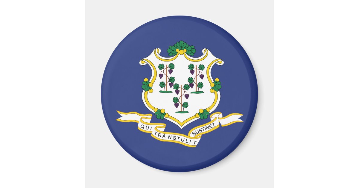 Connecticut State Flag Magnet | Zazzle