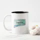 Connecticut State Map Watercolor Two-Tone Coffee Mug | Zazzle