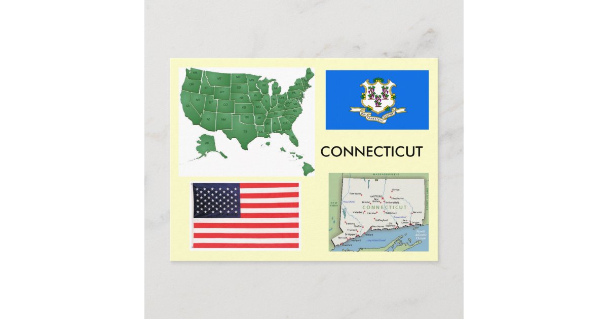 Connecticut, USA Postcard | Zazzle