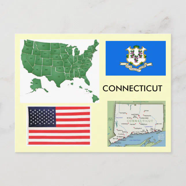 Connecticut, USA Postcard | Zazzle