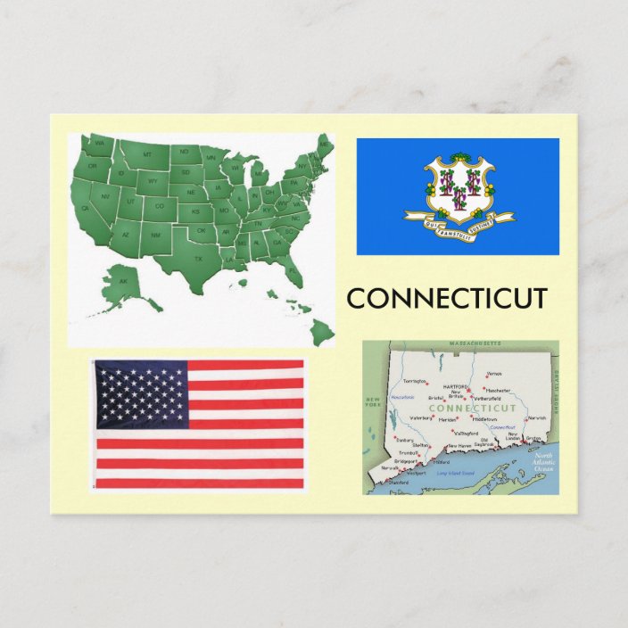 Connecticut, USA Postcard | Zazzle.com