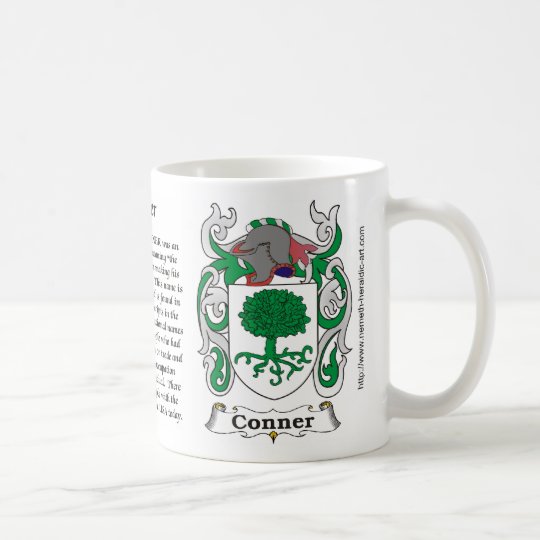 Conner Family Coat of Arms Mug | Zazzle.com
