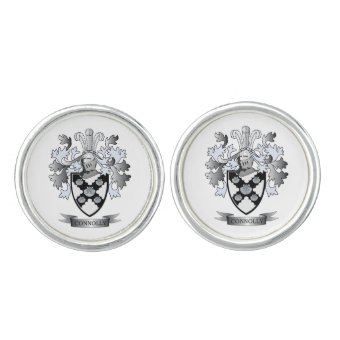 Connolly Coat of Arms Cufflinks | Zazzle