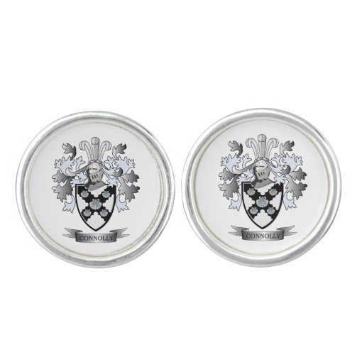 Connolly Coat of Arms Cufflinks | Zazzle