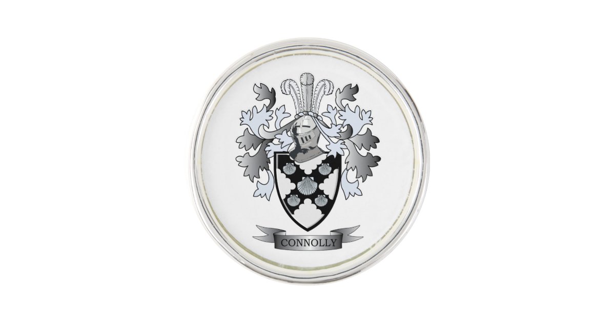 Connolly Coat of Arms Pin | Zazzle
