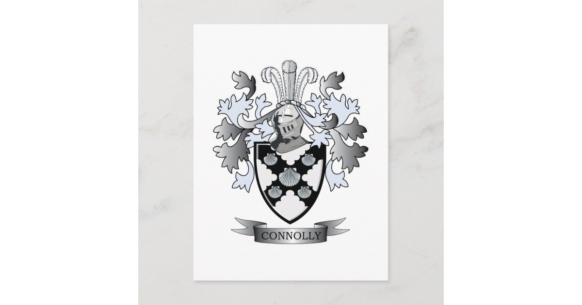 Connolly Coat of Arms Postcard | Zazzle