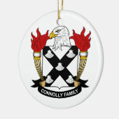 Connolly Family Crest Ceramic Ornament | Zazzle